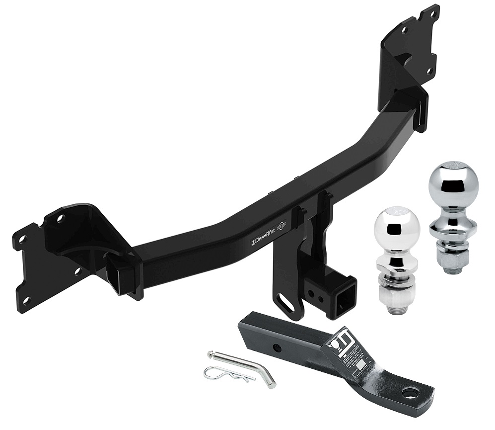 Trailer Hitch for Porsche Cayenne Chrome Balls Ball Mount TrailerJacks